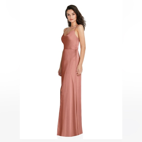 Dessy Collection | Dresses | Dessy Group Soft Cowl Neck Maxi Dress ...